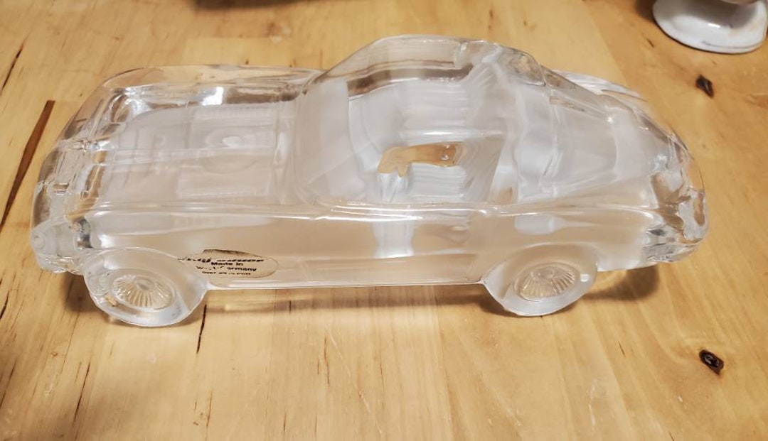 Vintage, Crystal Figural Car, by Hofbauer West Germany, Magic Crystal ...