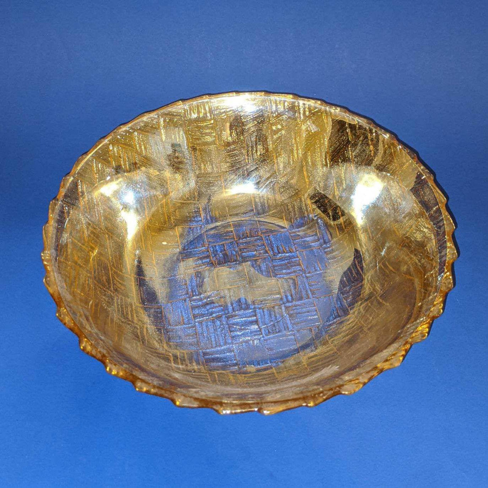 Anchor Hocking, Basket Weave, Large Bowl, Assorted Colors - Etsy