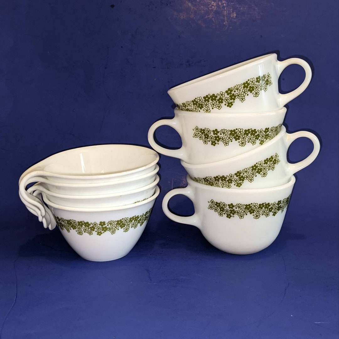 Spring Blossom (large Flowers) by Corning/corelle/pyrex Teacups - Etsy