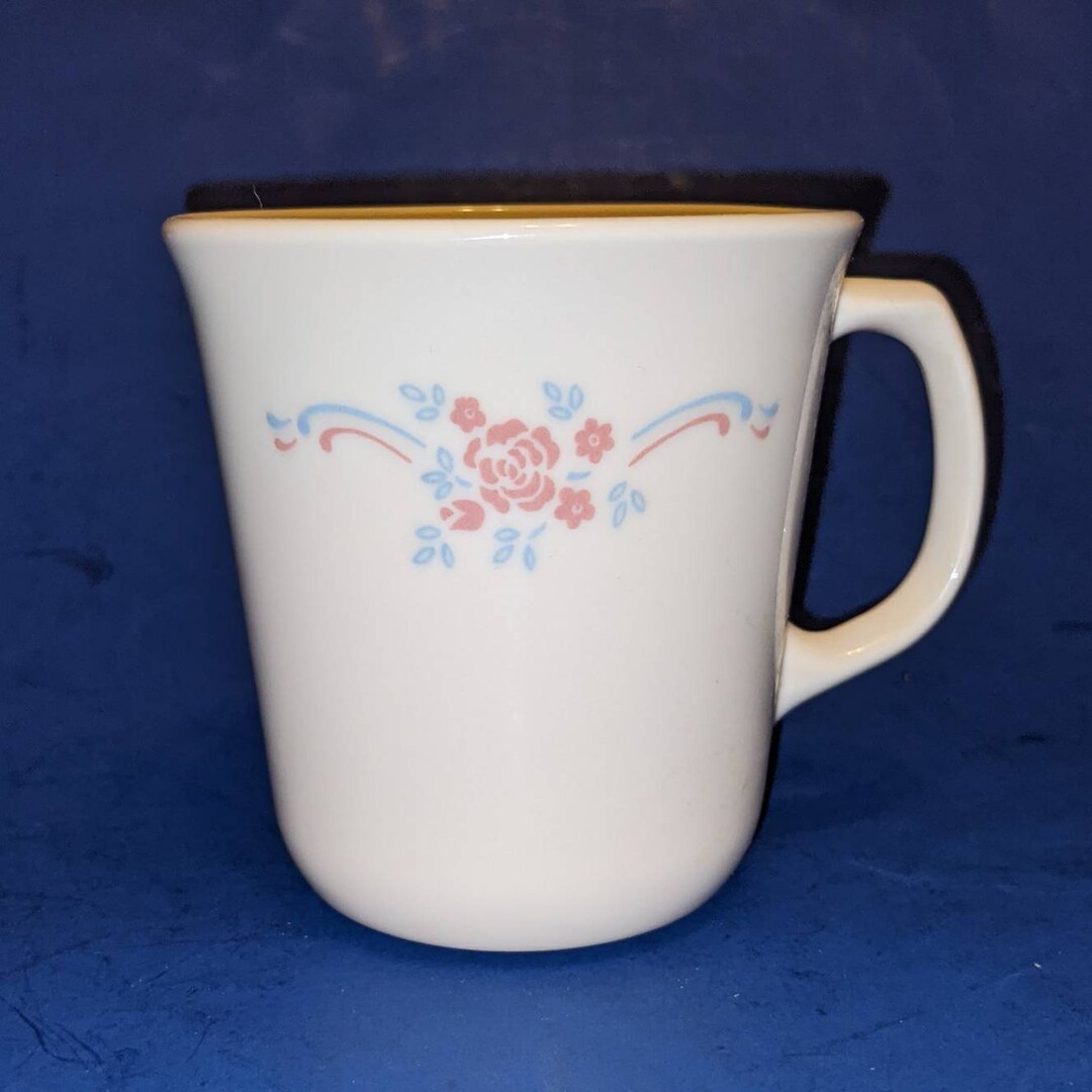Mug, English Breakfast Pattern (corelle), by CORNING, Made in USA - Etsy
