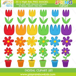 Clipart Bundle, Four Seasons Clipart, Spring, Summer, Winter, Fall ...