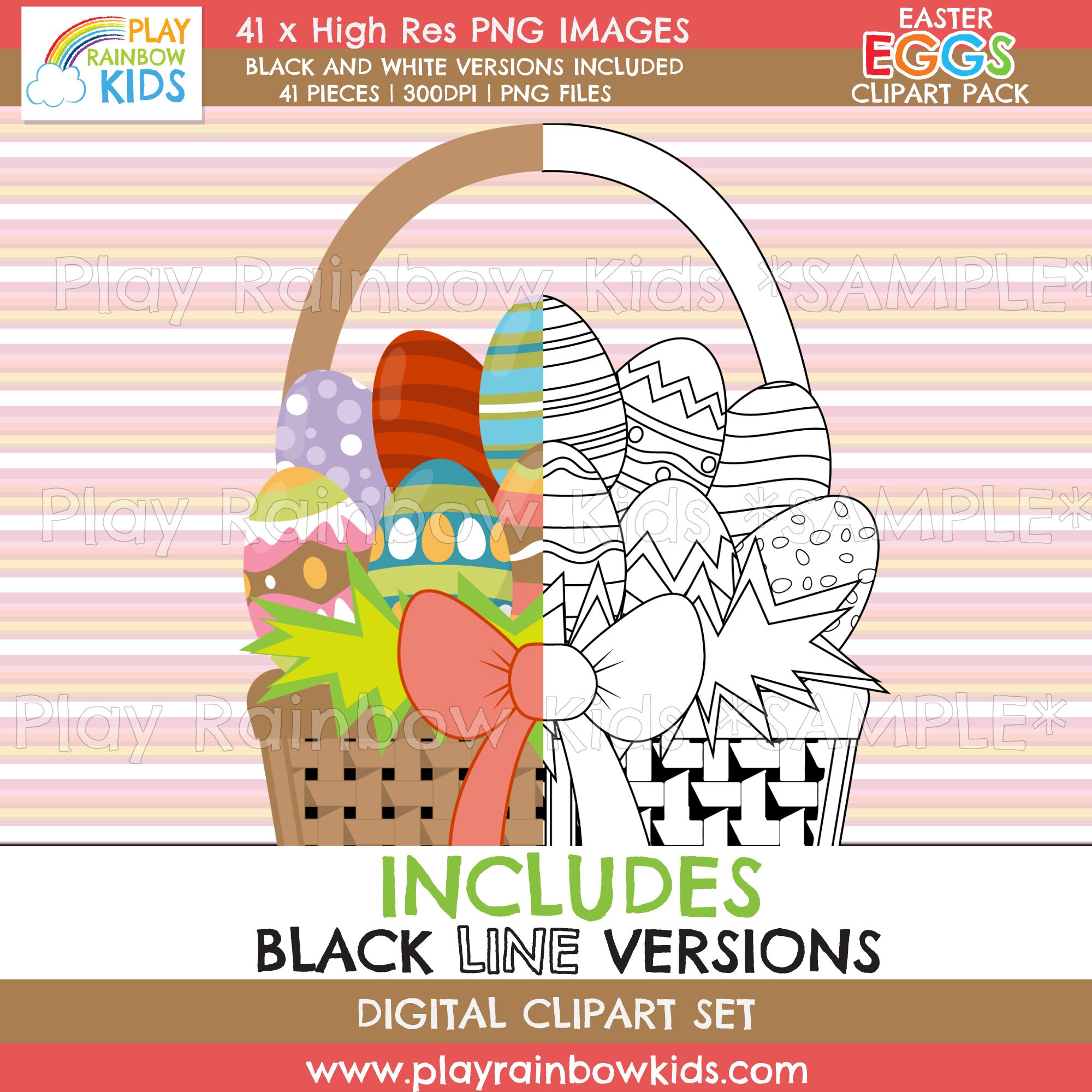 Easter Egg Clipart, Commercial Use, Easter Clipart, Easter Graphics ...