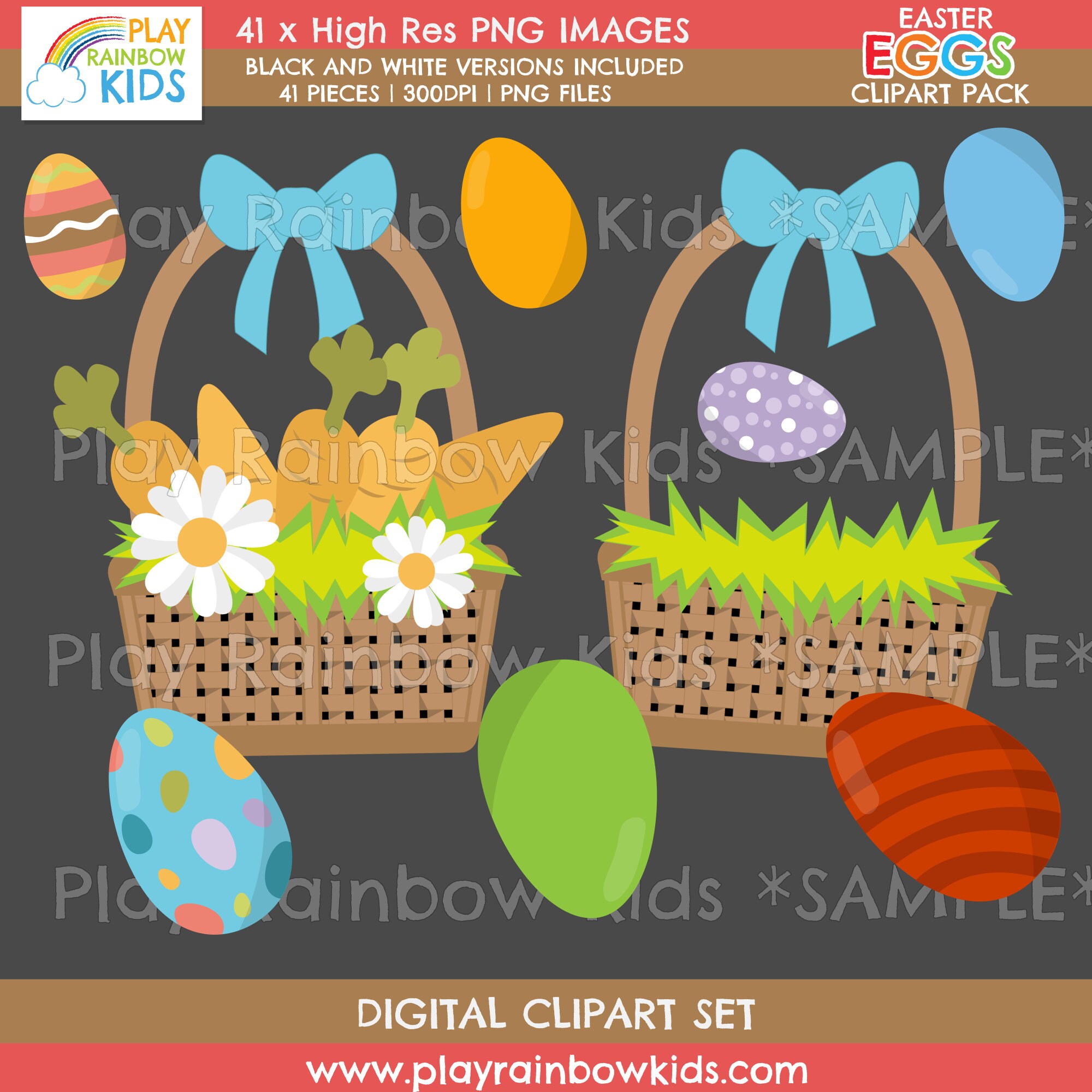 Easter Egg Clipart, Commercial Use, Easter Clipart, Easter Graphics ...