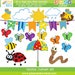 Clipart Bundle, Four Seasons Clipart, Spring, Summer, Winter, Fall ...