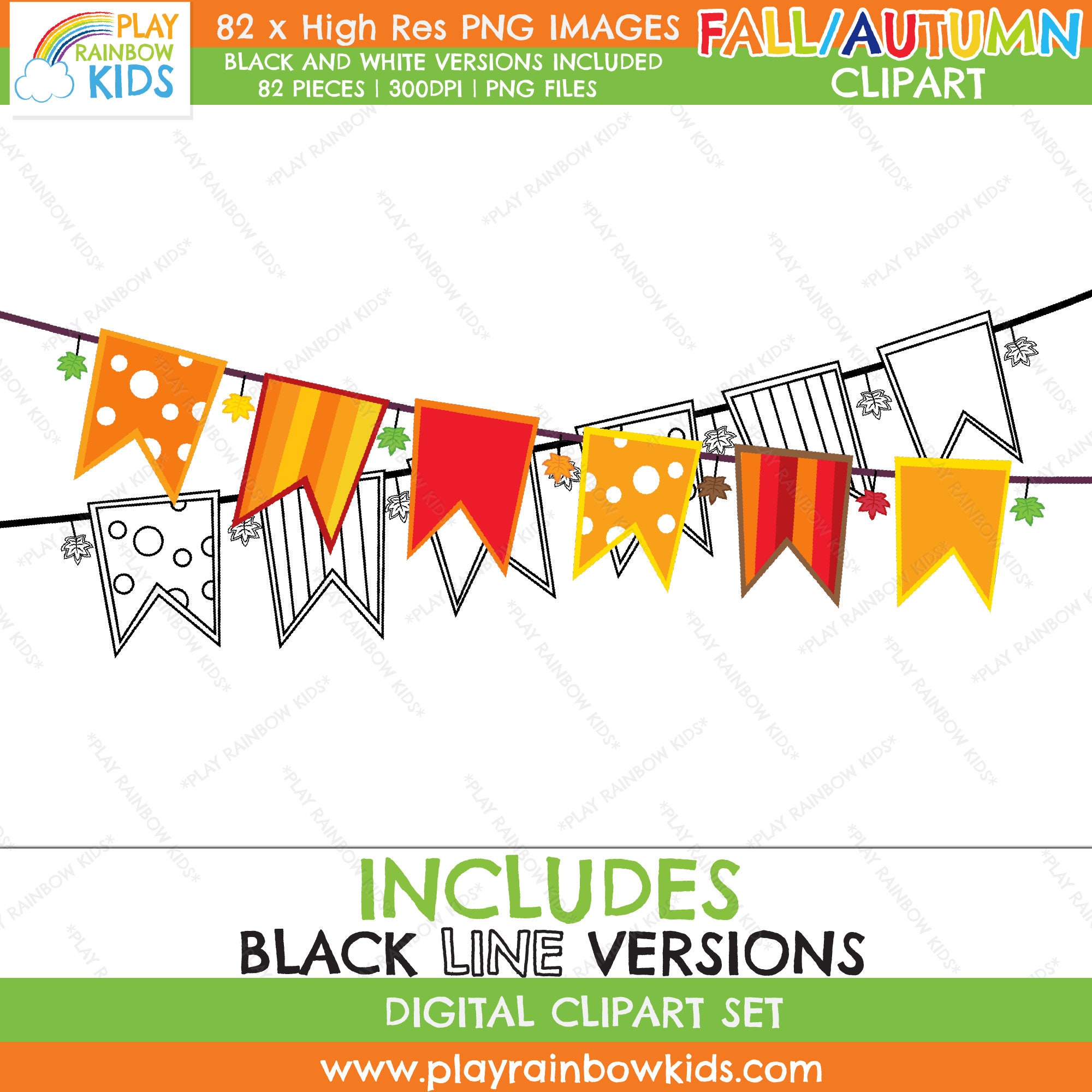 Clipart Bundle, Four Seasons Clipart, Spring, Summer, Winter, Fall ...