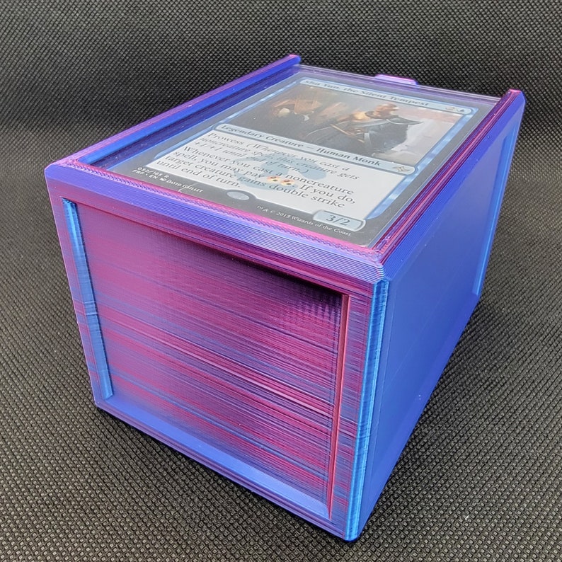 Limited Run 3d Printed Top Loader Deck Box MTG EDH - Etsy