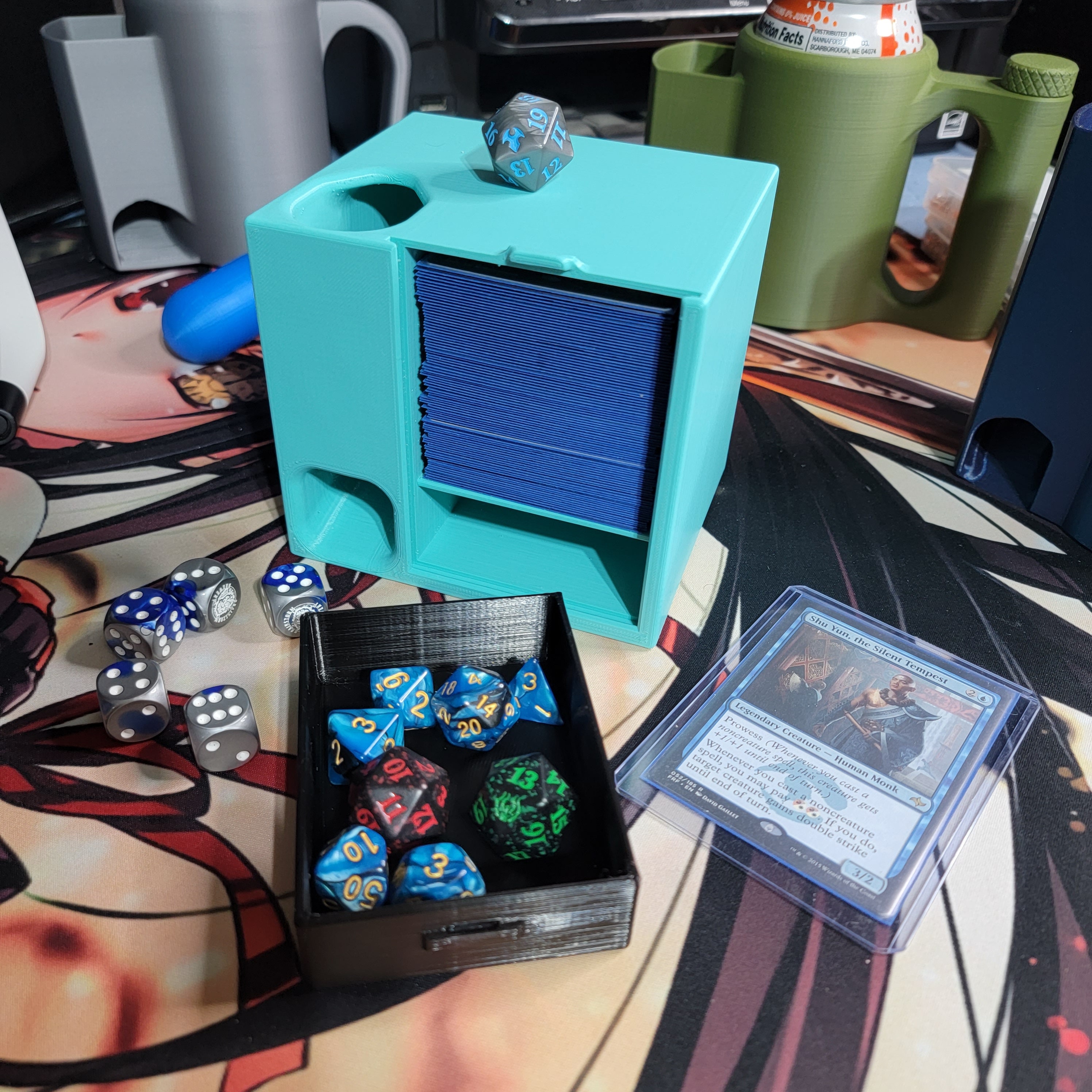 Dice Tower Deck Box 3d Printed EDH Commander Magic the - Etsy