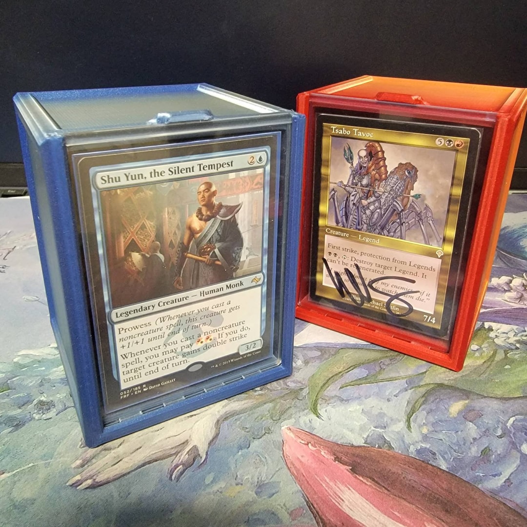 3d Printed Top Loader Deck Box | MTG EDH | Magic the Gathering ...