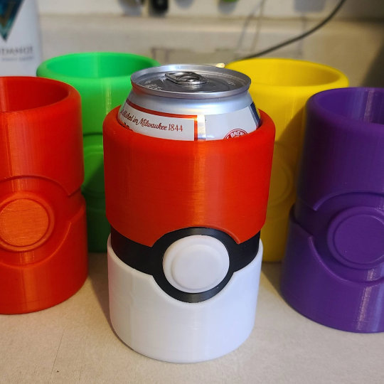 Pokeball Can Cup 12oz Great Ball Can Holder Insulated - Etsy