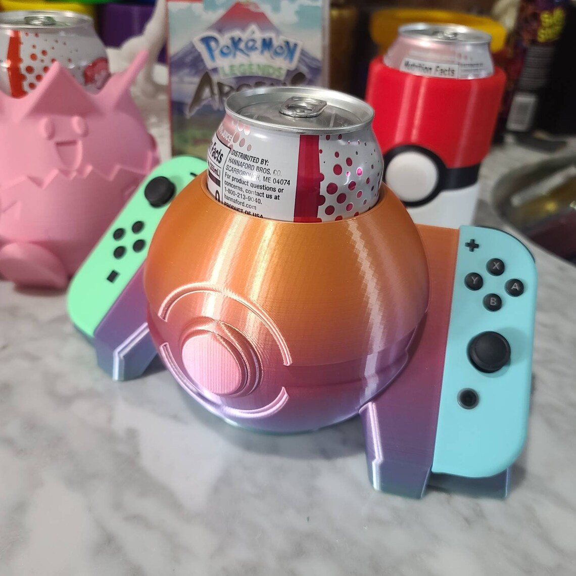 Pokemon Pokeball Nintendo Switch Joy-con Can Cup Holder | Video Game ...