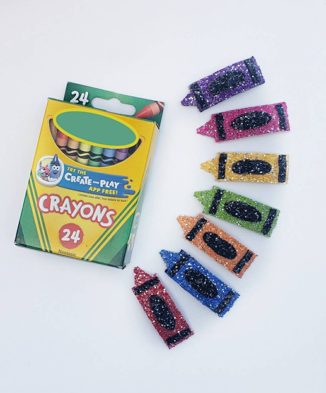 Crayon Snap Clip, Back to School Hair Clip, Girls Snap Clip, Girls ...