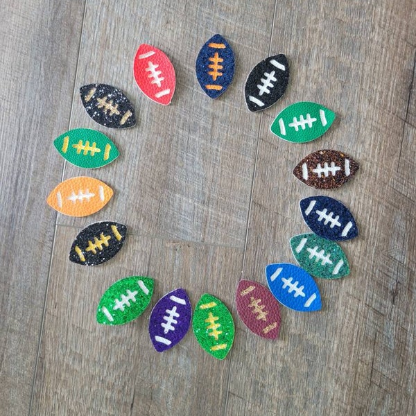 Football Hair Bow - Etsy