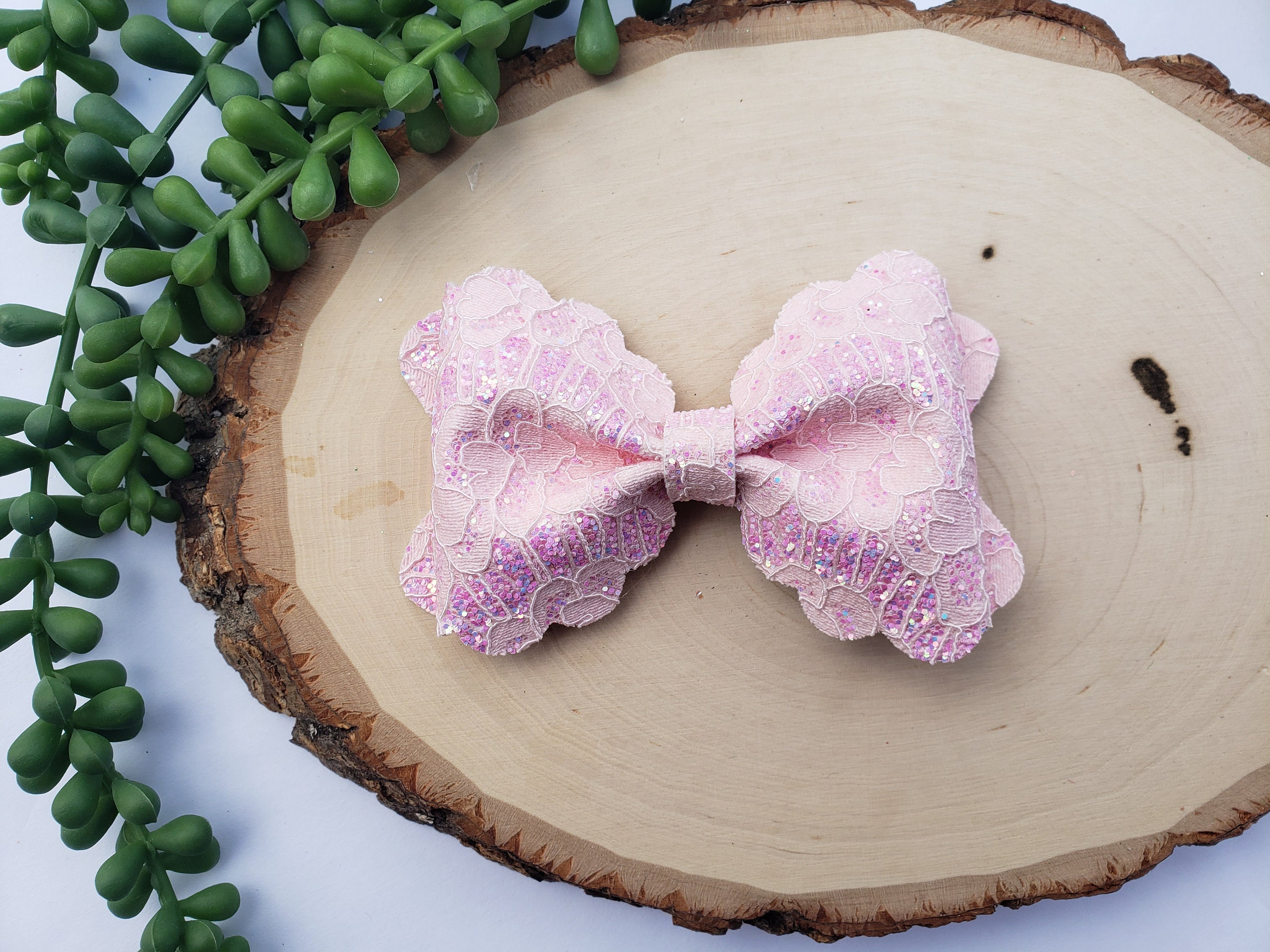 Spring Glitter Lace Hair Bows Easter Hair Bows Pink Lace - Etsy Australia