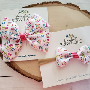 Big Sister Little Sister Hair Bows Sister Hair bows Ribbon | Etsy