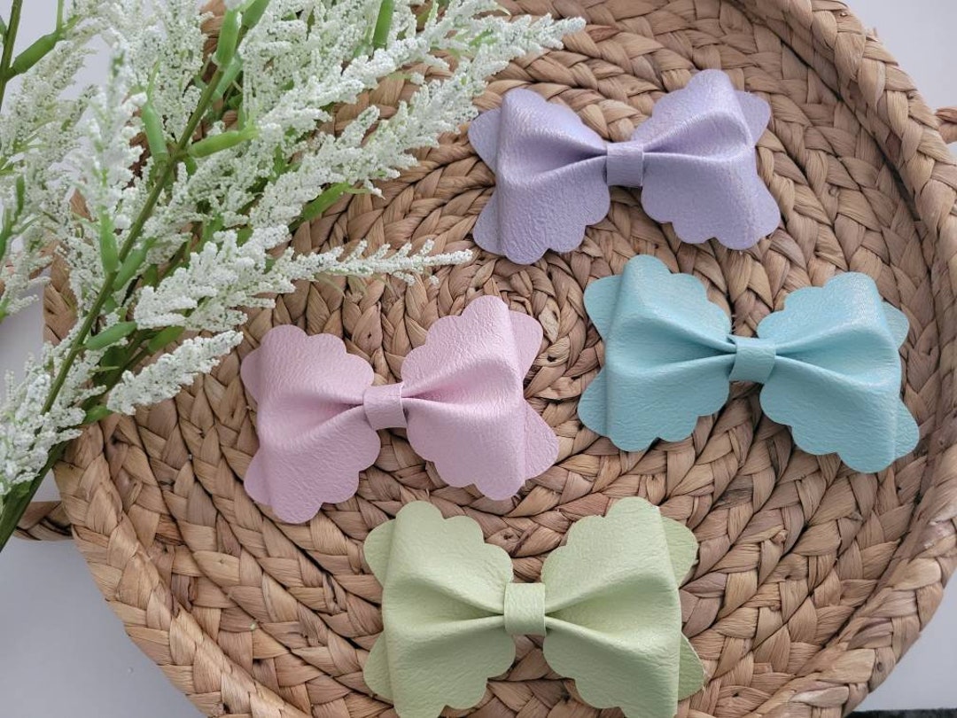 Pastel Hair Bows, Spring Hair Bow, Easter Hair Bow, Bows for Girls ...