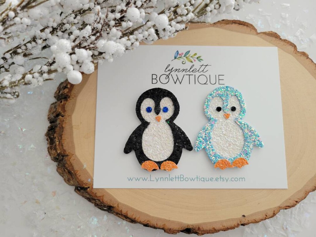 Penguin Hair Bow, Penguin Headband, Winter Headband, Penguin Party, Zoo ...