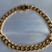 18k Real Solid Gold Bracelet/ Peruvian Cuban Chain/ 6mm Curby/ Men and ...
