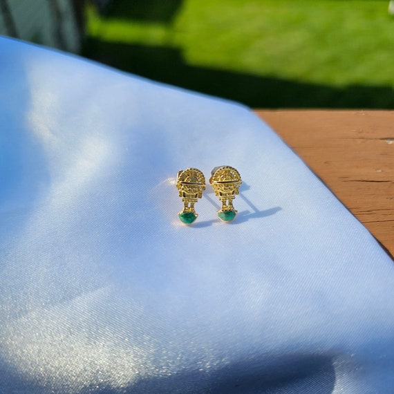 Etsy 18k gold earrings store