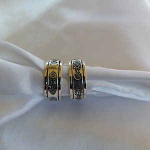 Tumi Band Silver.950, Spinning Ring, Tumi Ring , Handcrafted, Women's Gift, Antistress Tumi Band ...