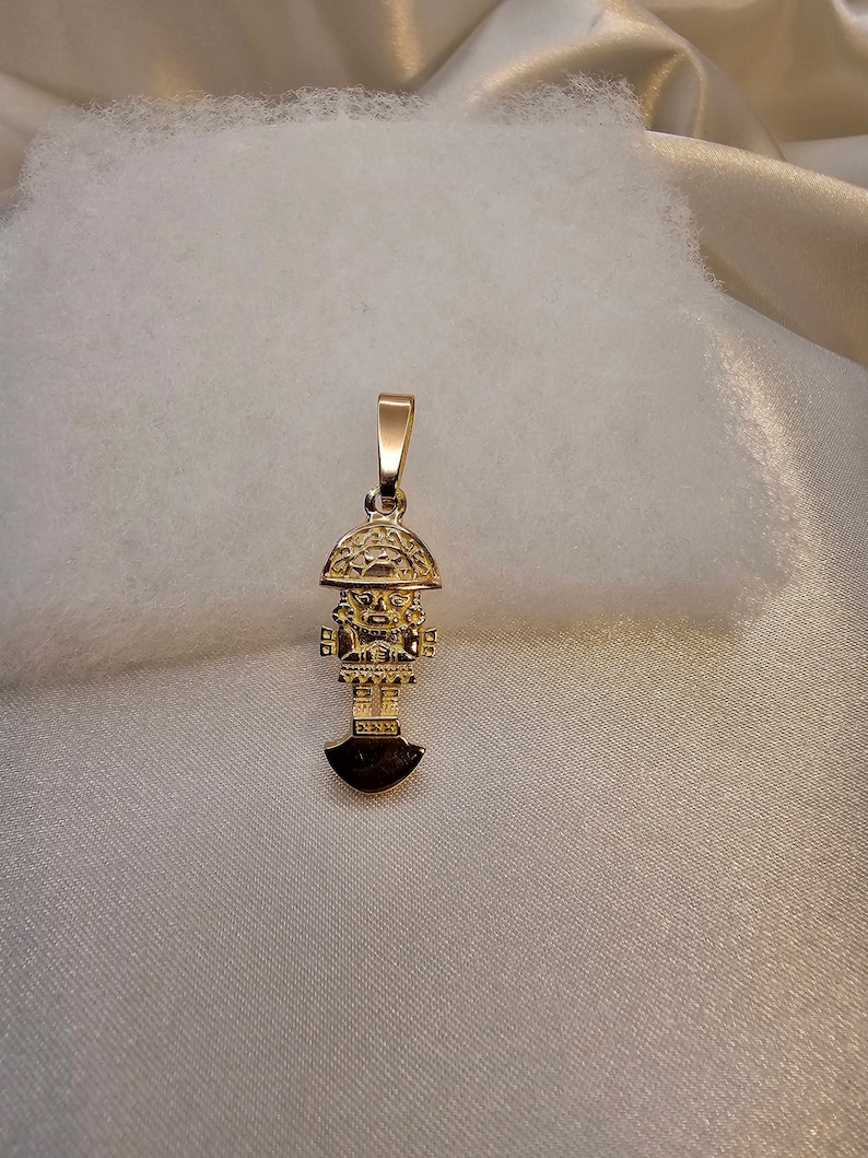 18k Gold Tumi Pendant: Handcrafted Peruvian Ceremonial Knife - Etsy
