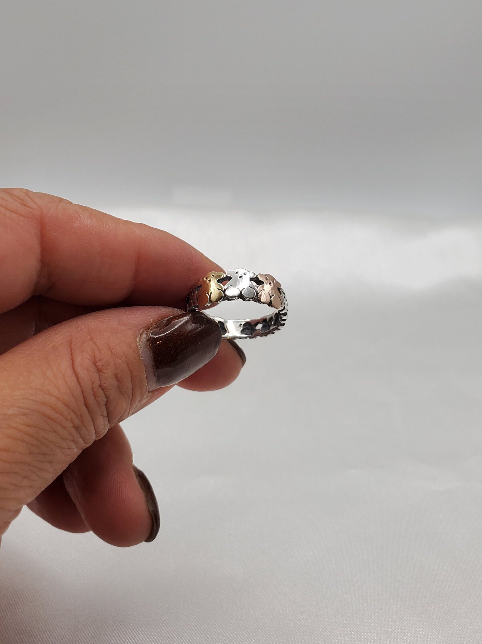 Silver.950 /18k ,yellow, Withe, Rose Rings, Gift for Woman, Gift Christmas, Star Seller ...