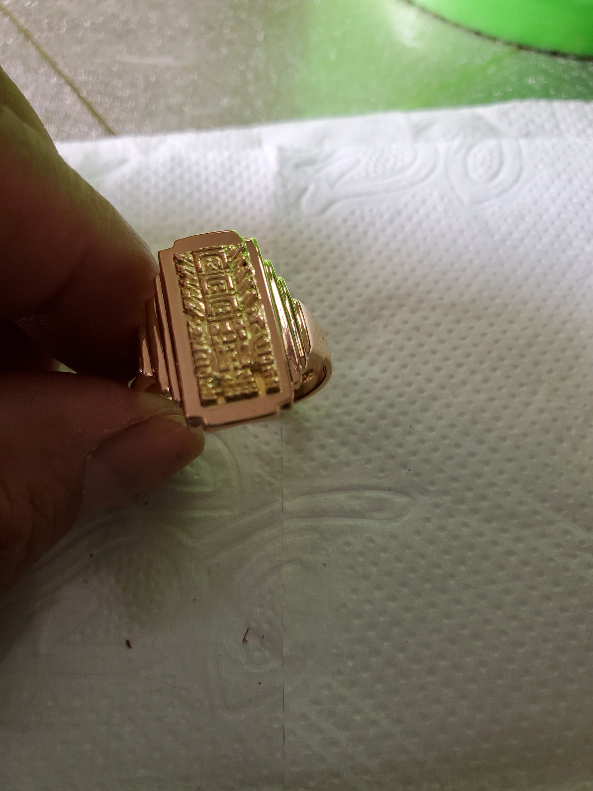 Handcrafted 18K Solid Gold Peruvian Ring: Estela Raimondi Design - Etsy