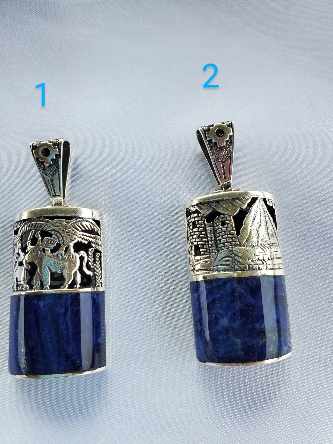 Peruvian Inca Silver Pendants/hand Made. - Etsy