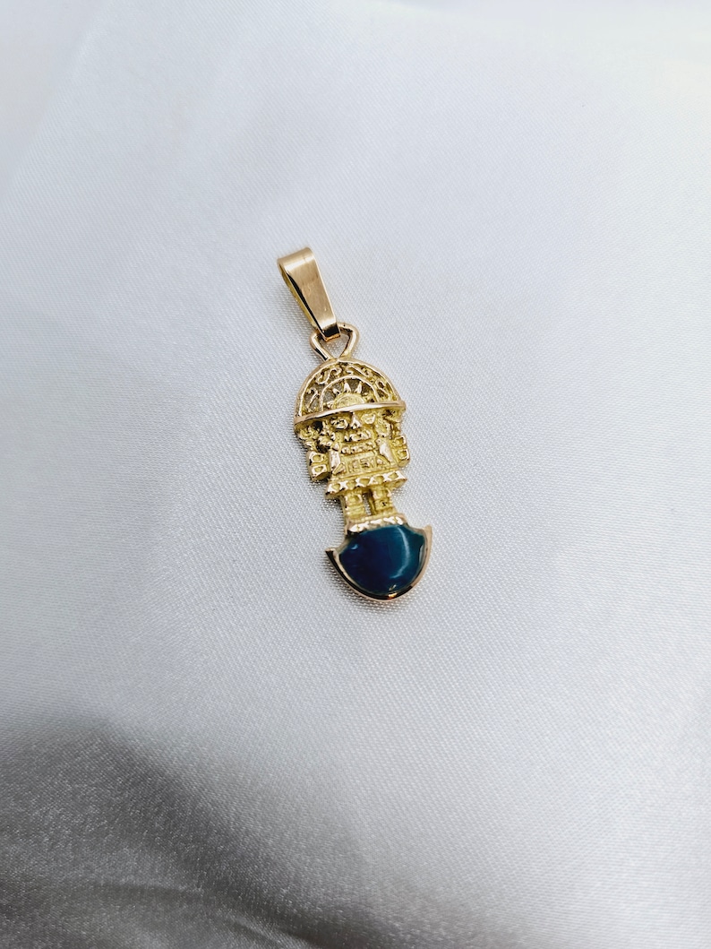 Handcrafted 18K Solid Gold Tumi Pendant: Peruvian Artisan Jewelry - Etsy