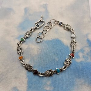 Tumi Multi Color Silver.950 Bracelets, Handcraft, Healing God, Gift for ...