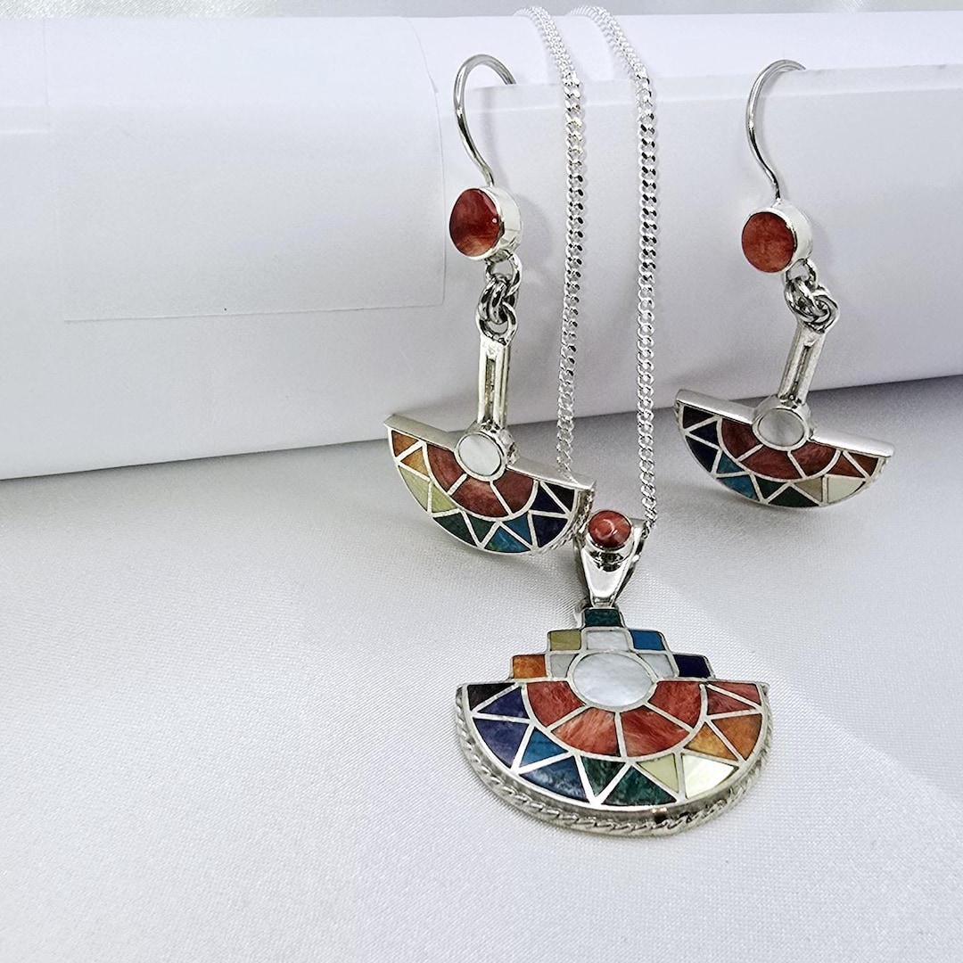 Inca Style Stone Sets & Necklaces,etsy Pick, Handcrafted Peru, Women's ...