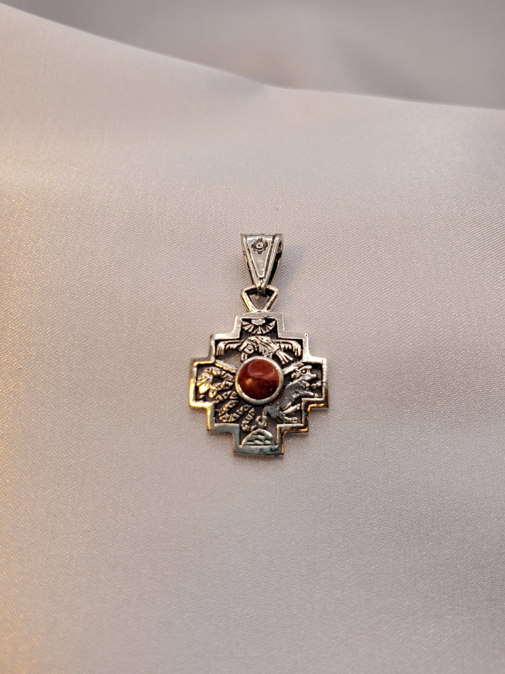 Silver.950 Cross Pendants, Inca Chakana , Etsy Pick, Peruvian Jewelry ...