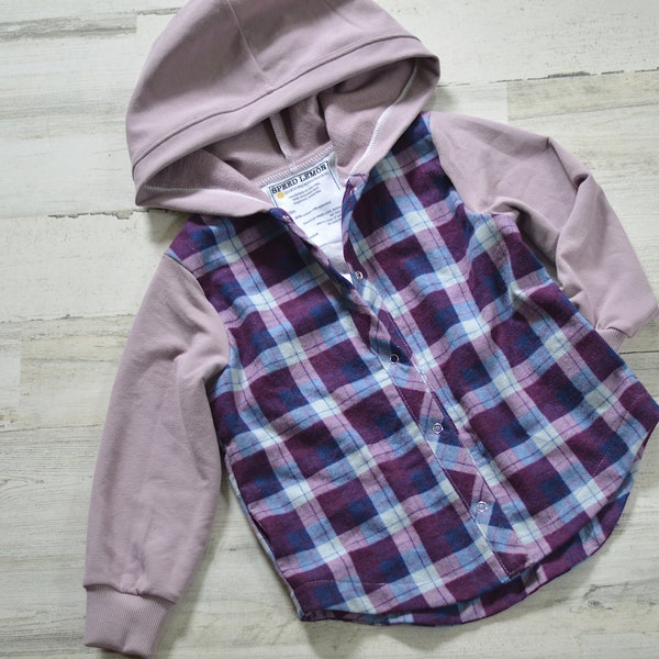 Purple Flannel Shirt - Etsy