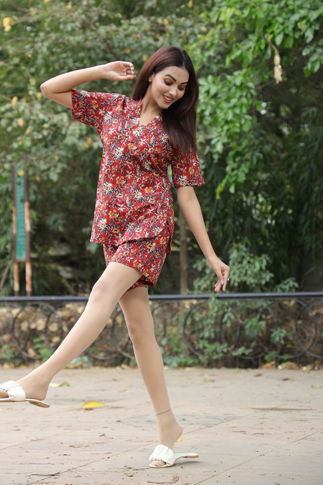 Indian 100% Pure Cotton Shorts Womens Cotton Pj's Soft - Etsy