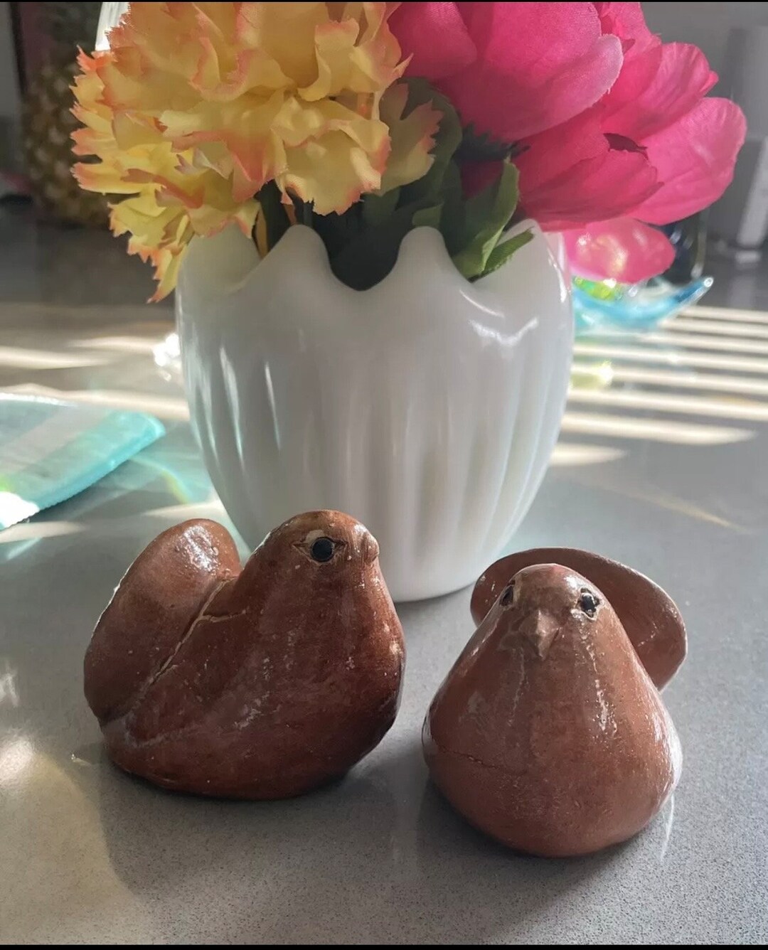 Set of 2 Studio Pottery Birds - Etsy