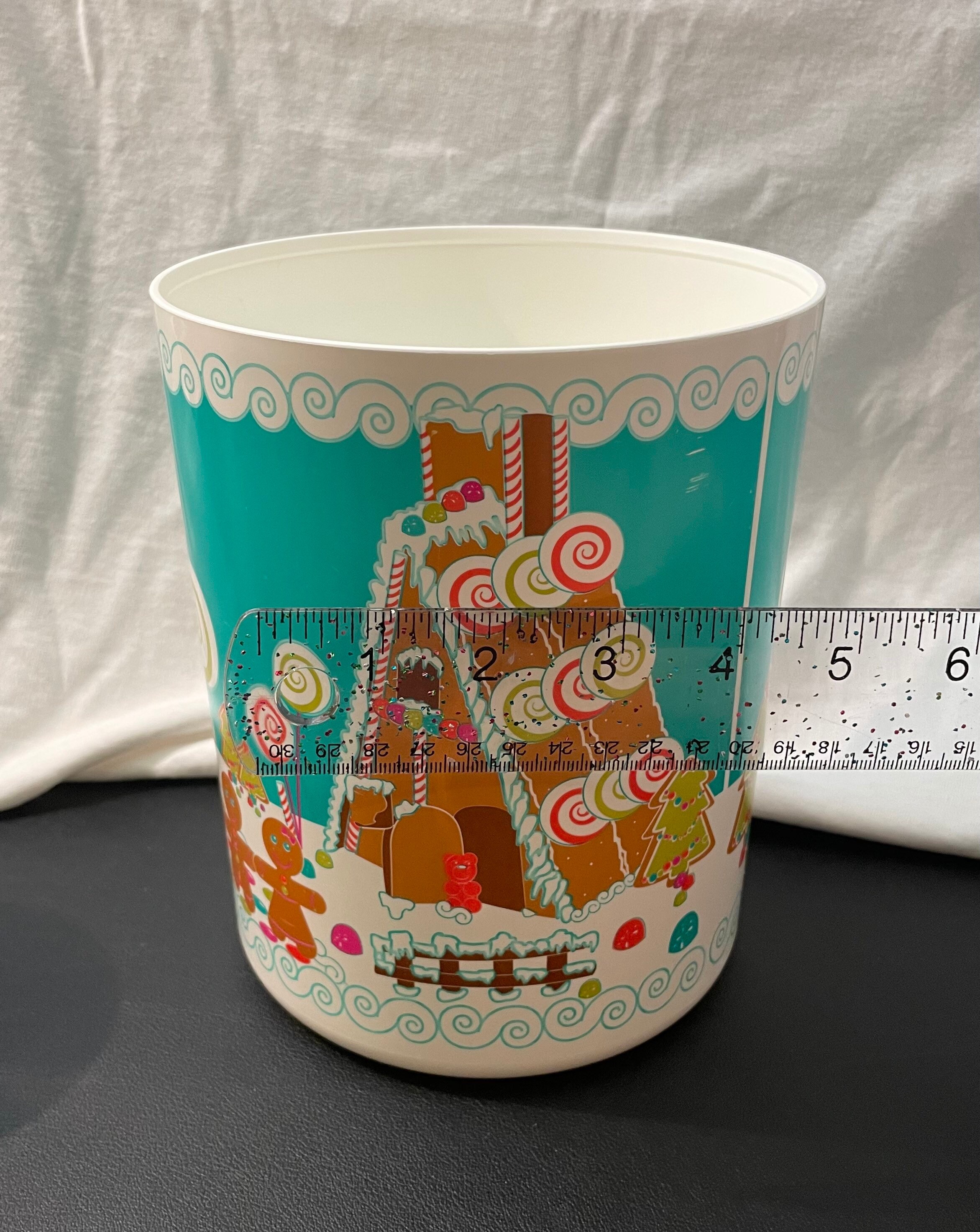Vintage Tupperware Gingerbread House Canister W/o Lid and Matching Cups ...