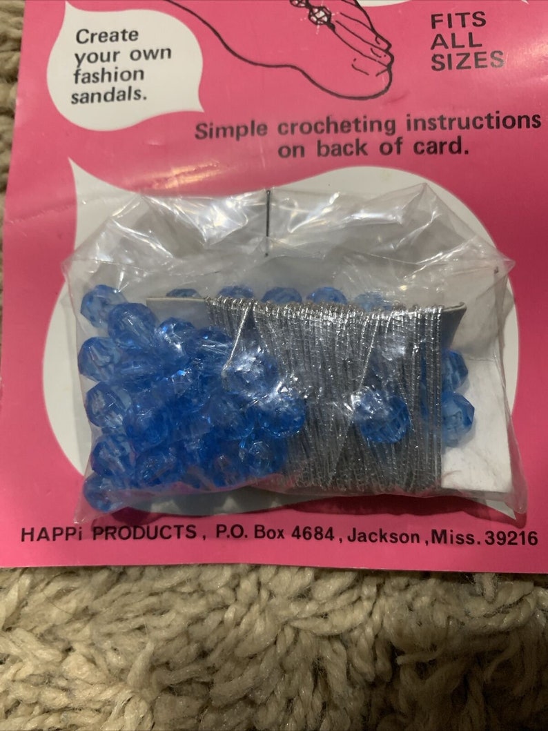 Harem Sandals Craft Kit. New. Vintage Stock. - Etsy