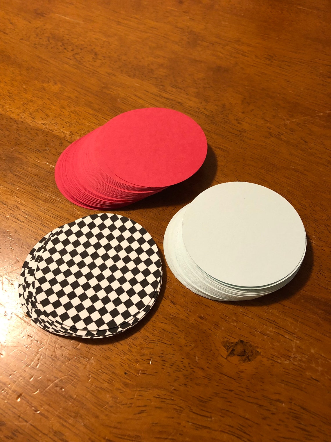 Red, Blue and Checkered Circle Curtain Backdrop - Etsy