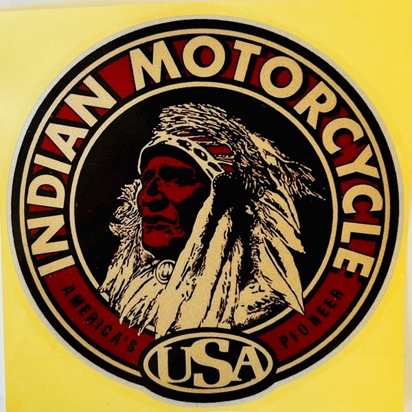 Indian Motorcycle Logo Decal - Etsy