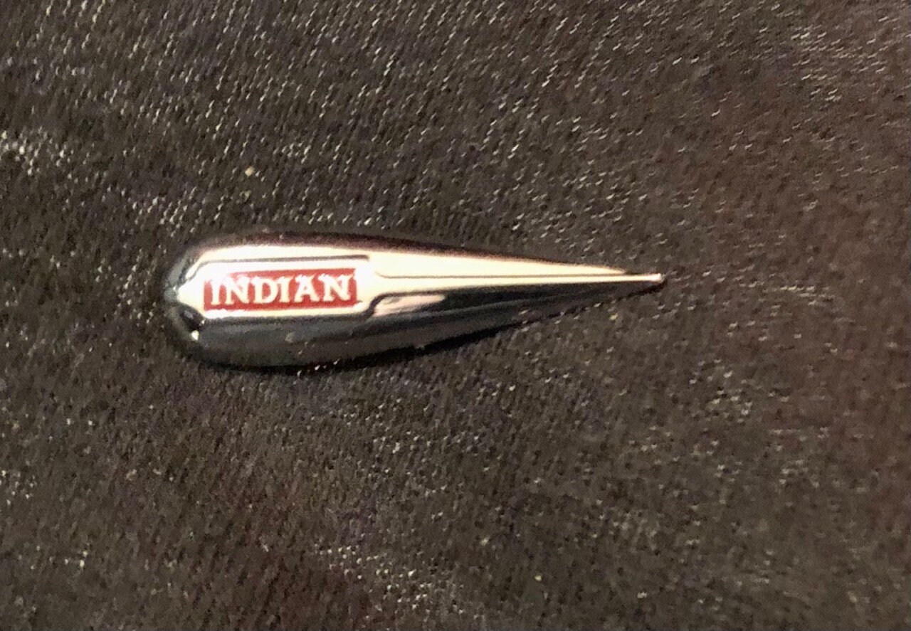 Indian Motorcycle Chrome Lapel Pin 1941-42 Tank Badge - Etsy