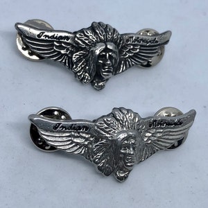 Indian Motorcycle Wings Design Pin Back Lapel Pin IMRG Pin - Etsy