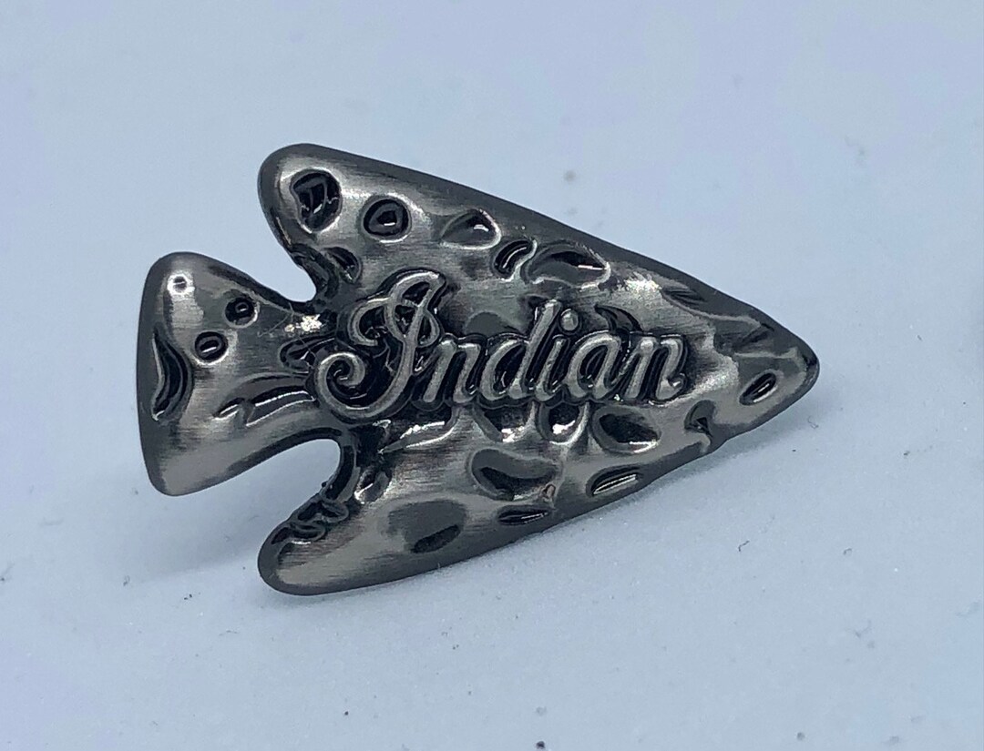 Indian Motorcycle Lapel Pin Arrowhead Design Indian Arrowhead Lapel ...