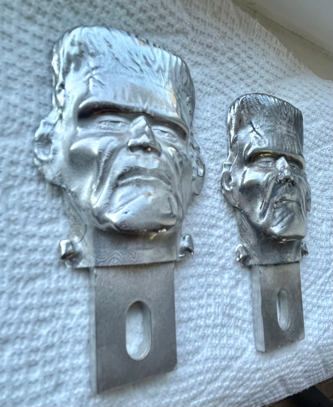 Frankenstein Licence Plate Topper Frankenstein Plate Topper Pewter ...