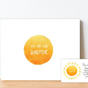 Sun Fingerprint Nursery Art, Baby Shower Guestbook, Fingerprint ...