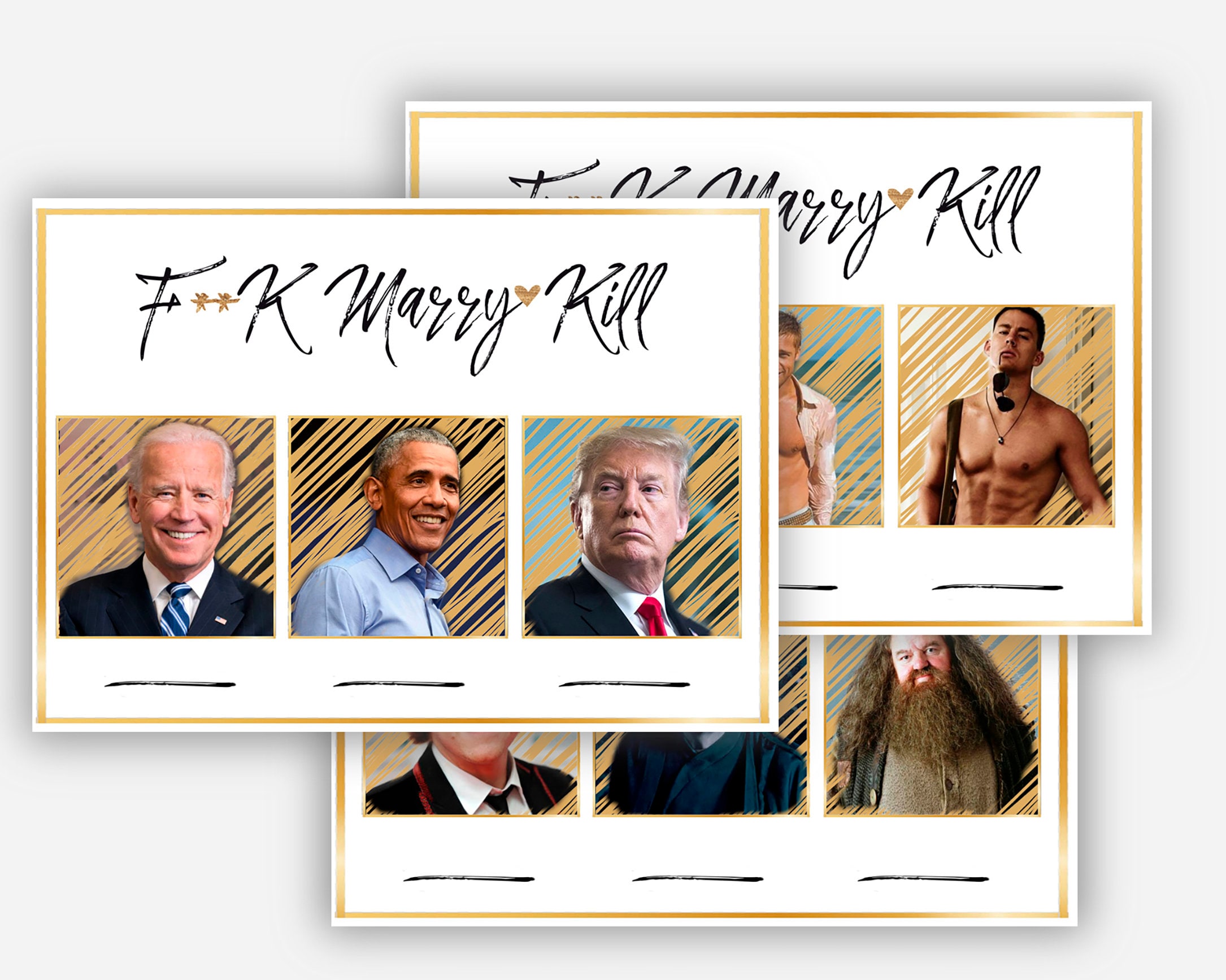 Fmk Bachelorette Party Game Bachelorette Drinking Game Hen - Etsy