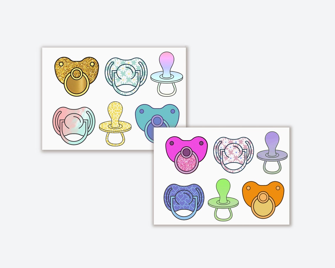 Baby Shower Game Pin the Dummy Baby Shower Pin the Game Pin | Etsy