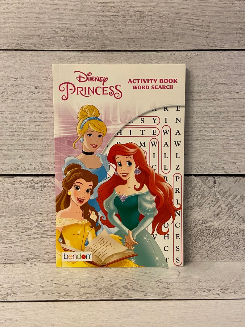 Disney Princess Word Search - Etsy