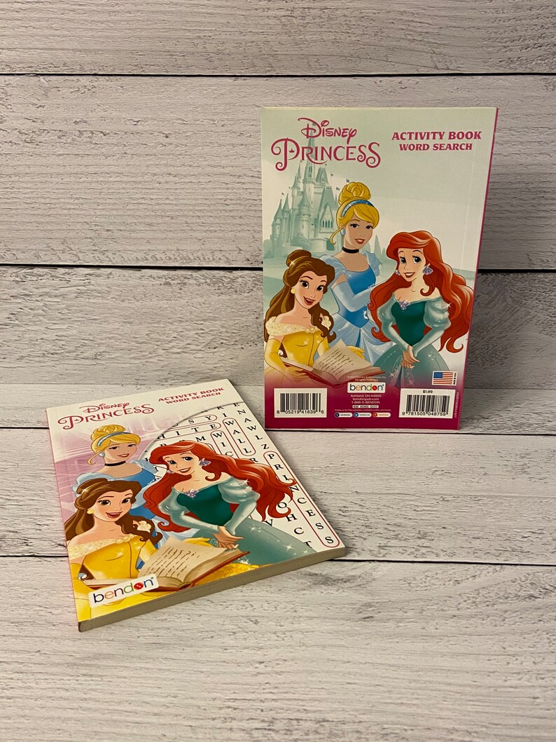 Disney Princess Word Search - Etsy