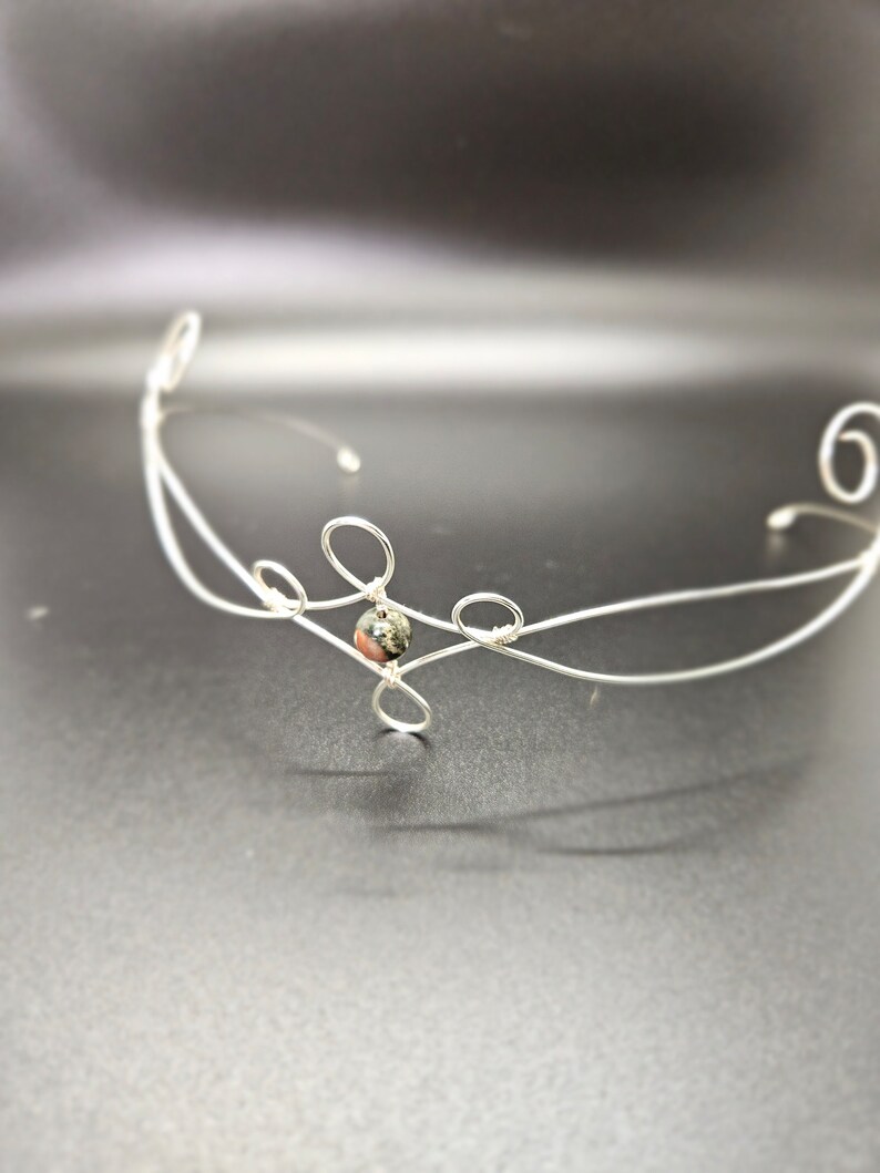 Natural Stone Handmade Wire Tiara custom Available - Etsy