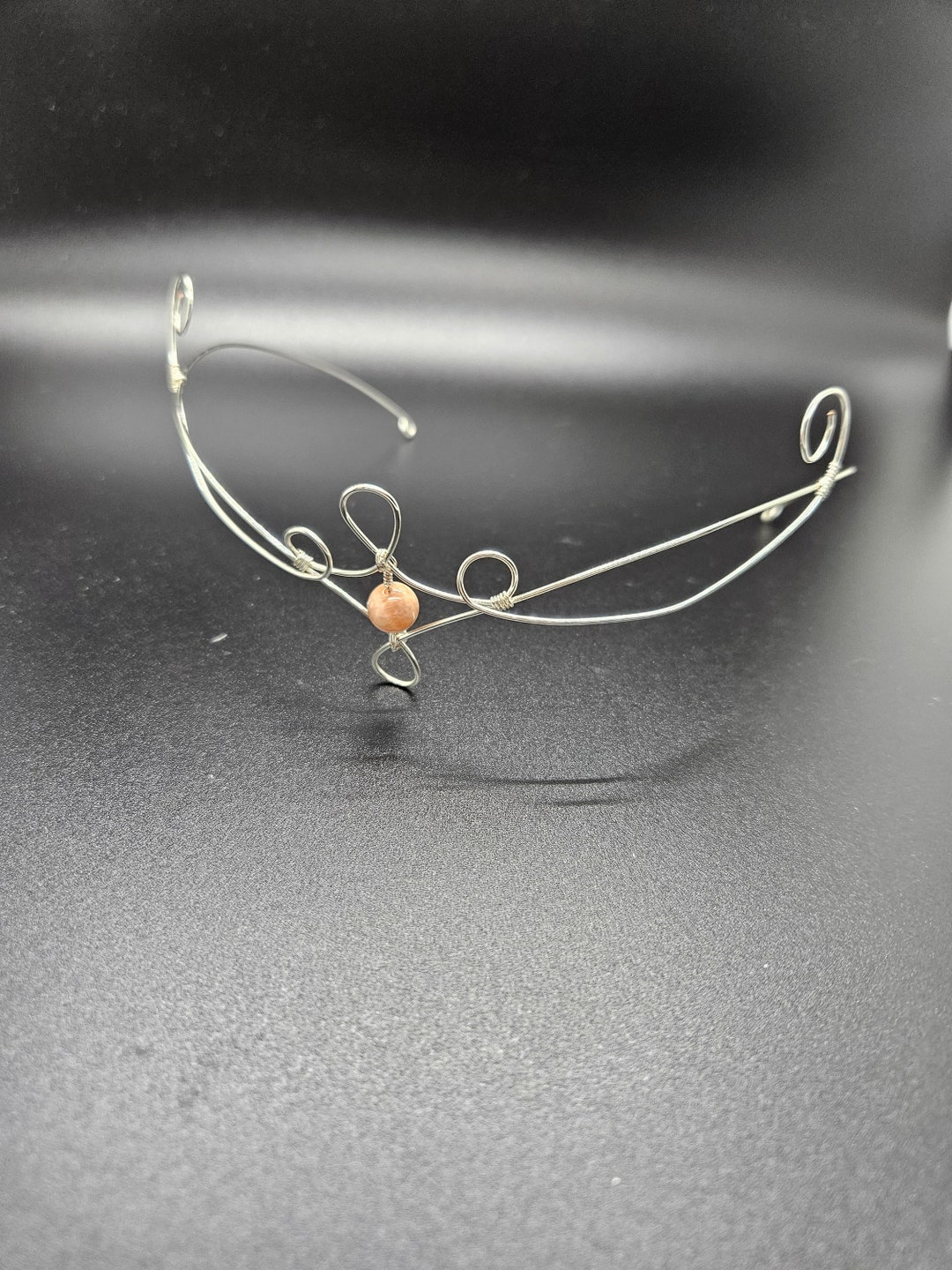 Natural Stone Handmade Wire Tiara custom Available - Etsy
