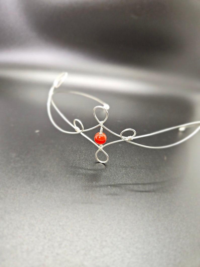 Natural Stone Handmade Wire Tiara custom Available - Etsy